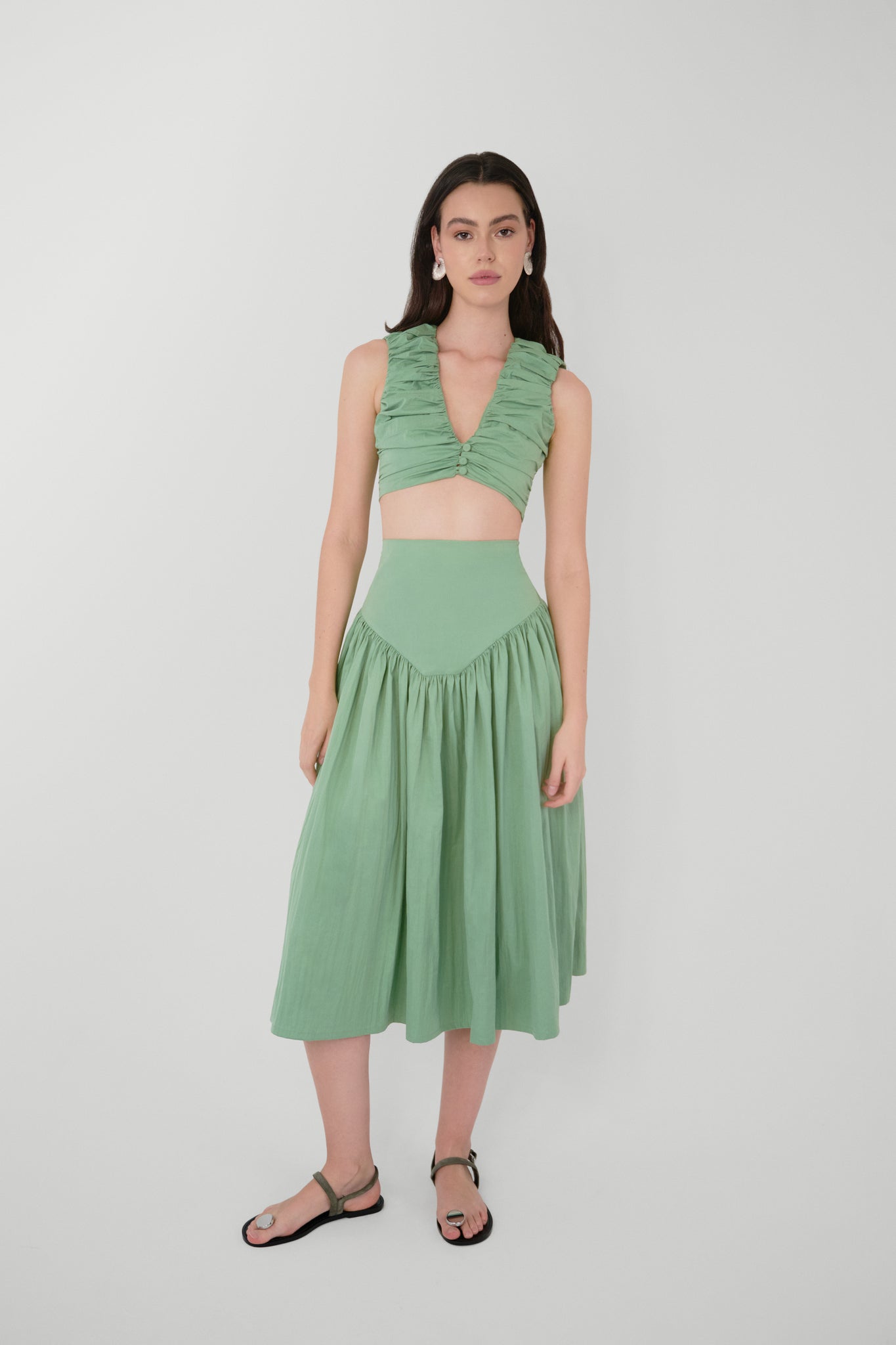 Allegra Skirt Verde – Javada